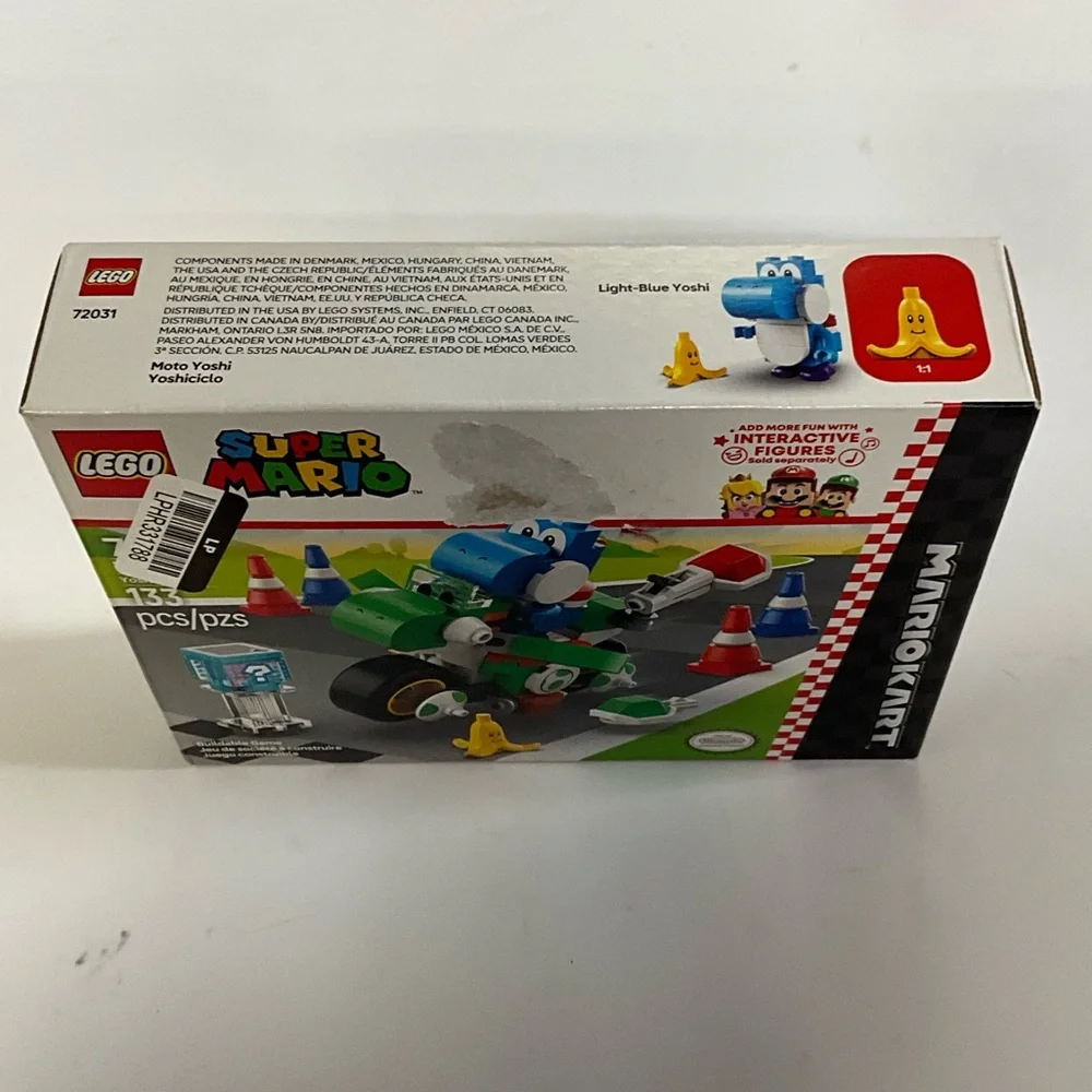 Lego | Toys | Lego Super Mario Yoshi Bike Mario Kart 723 Light Blue ...